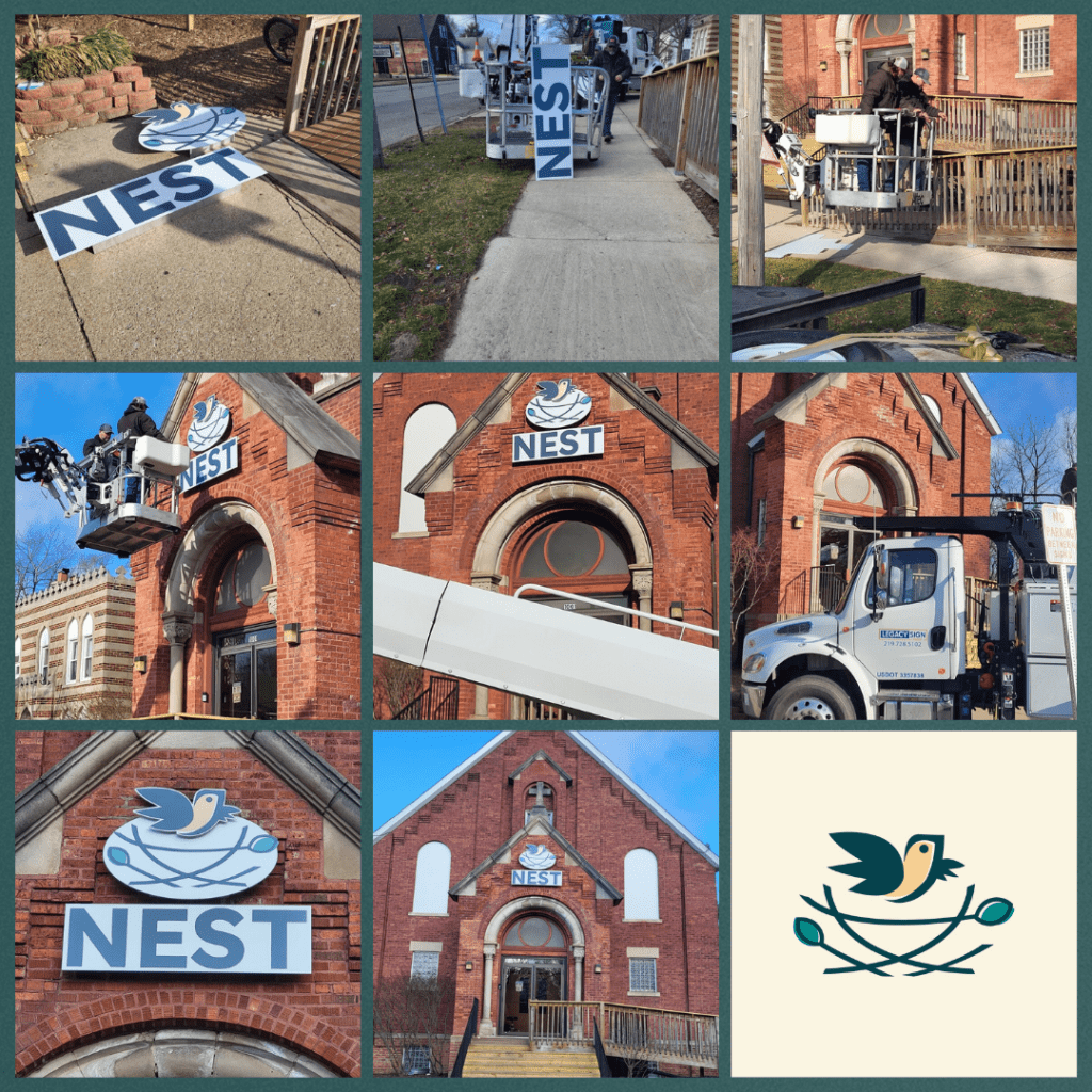 Nest's Signage Is Installed as a Shining Beacon of Hope - Blog - Nest ...