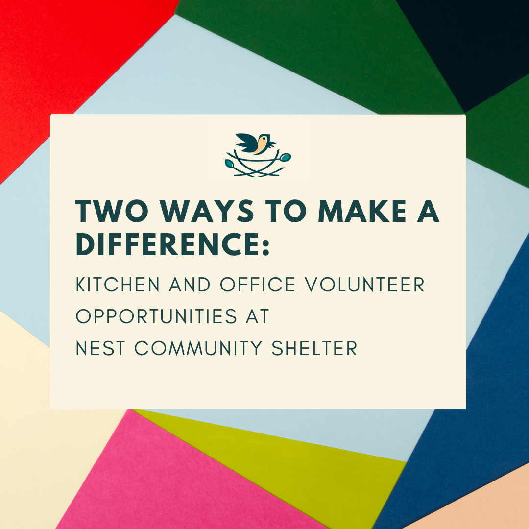 Two Ways to Make a Difference: Kitchen and Office Volunteer ...